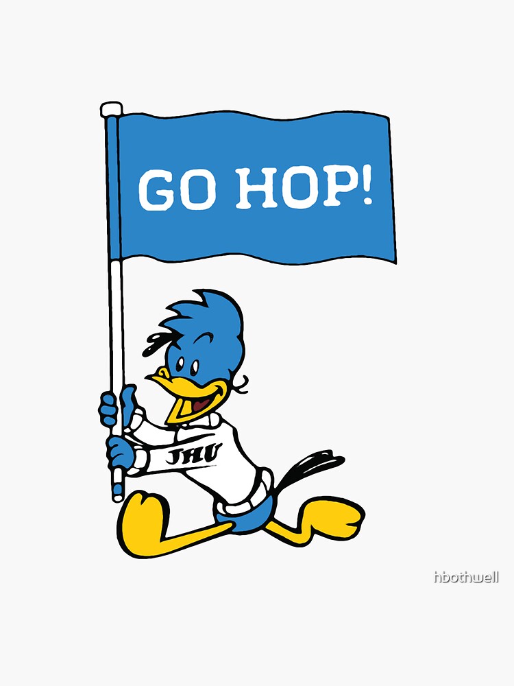 "Johns Hopkins Go Hop Sticker" Sticker for Sale by hbothwell | Redbubble