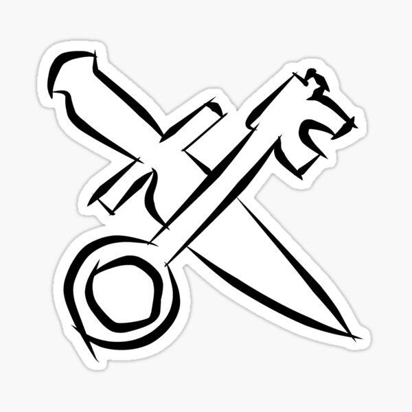 "Thief" Sticker for Sale by DeLyss-Iouz | Redbubble