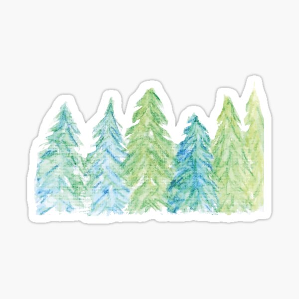 "Forest " Sticker for Sale by CreativeMisc | Redbubble