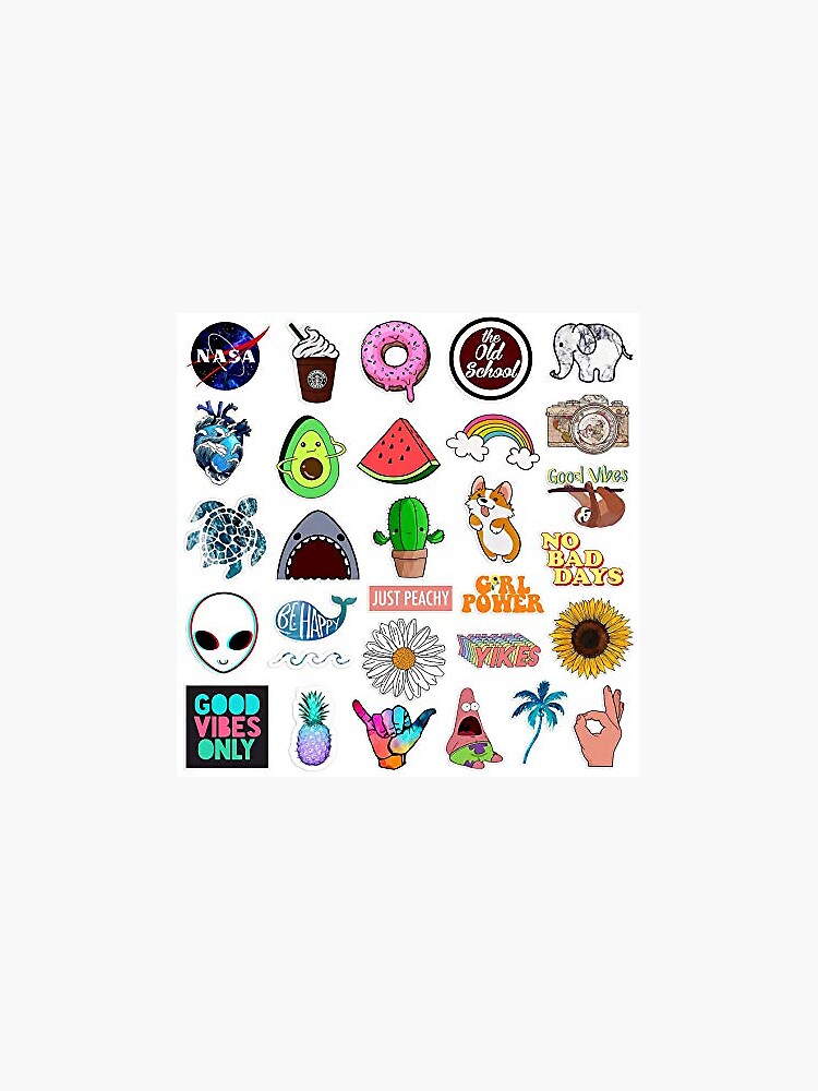 "trendy sticker pack" Sticker for Sale by 1wuillemejad | Redbubble