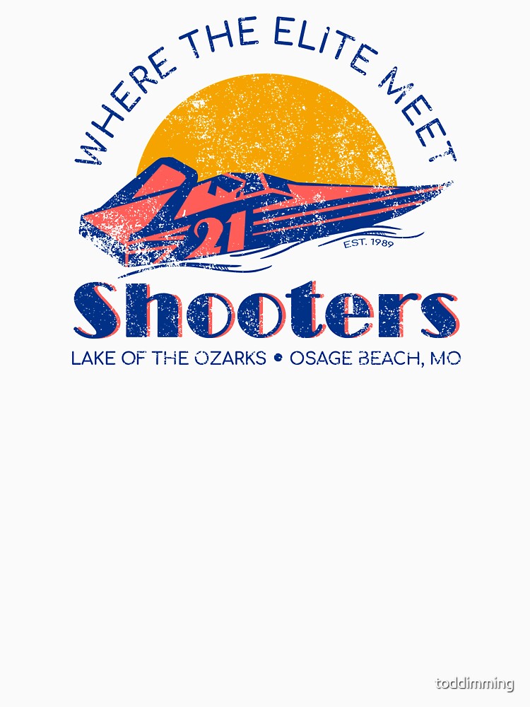"Shooters 21 - Where the Elite Meet" T-shirt for Sale by toddimming ...