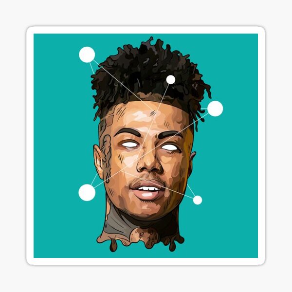 "Blueface" Sticker for Sale by Blake416 | Redbubble