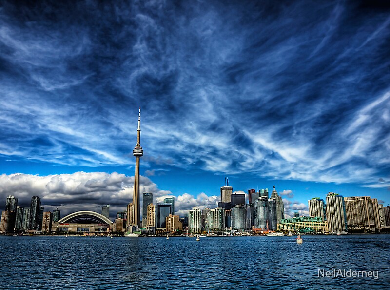 "Toronto Skyline" by NeilAlderney | Redbubble