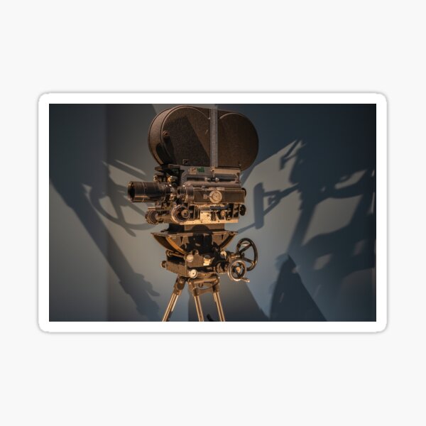 "Lights, Camera,Action !" Sticker for Sale by JohnYoung | Redbubble