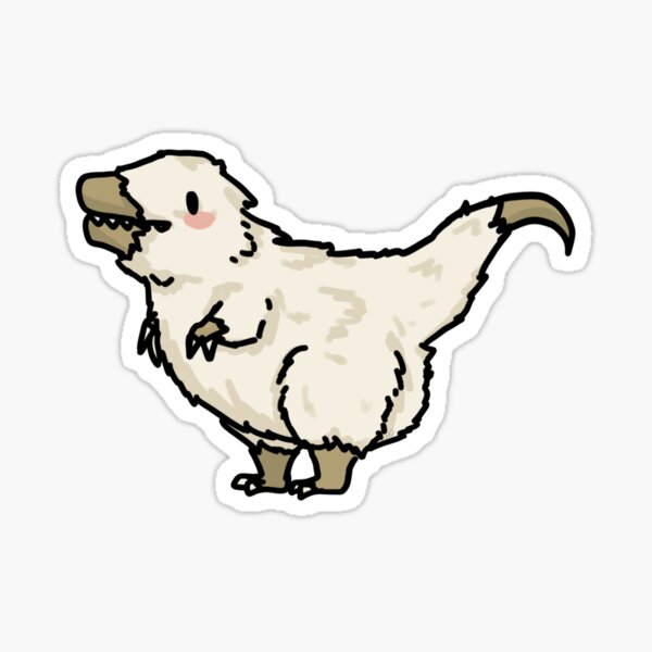 "Chicken T-Rex Sticker" Sticker for Sale by DustyGoose | Redbubble