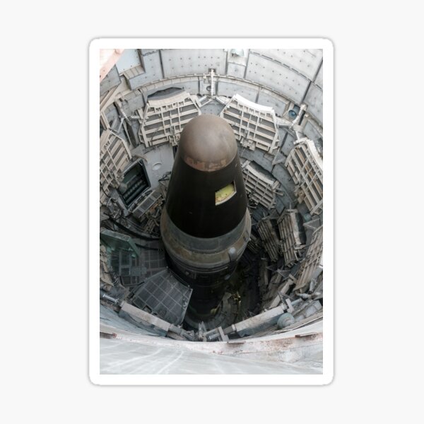"Titan II missile in its silo" Sticker for Sale by JulianEdgar | Redbubble