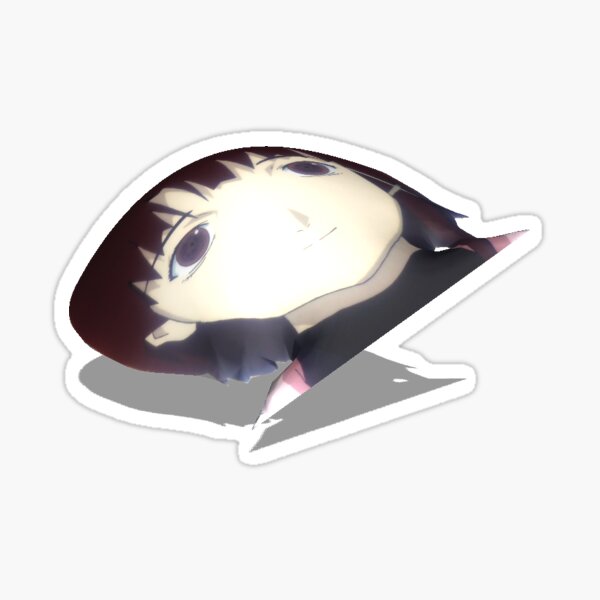 "3D Lain" Sticker by Bekuta | Redbubble