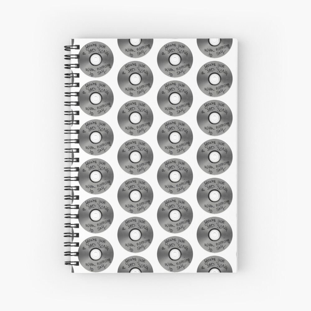 ""You're just a SAD SONG with nothing to say." grunge cd" Sticker for ...