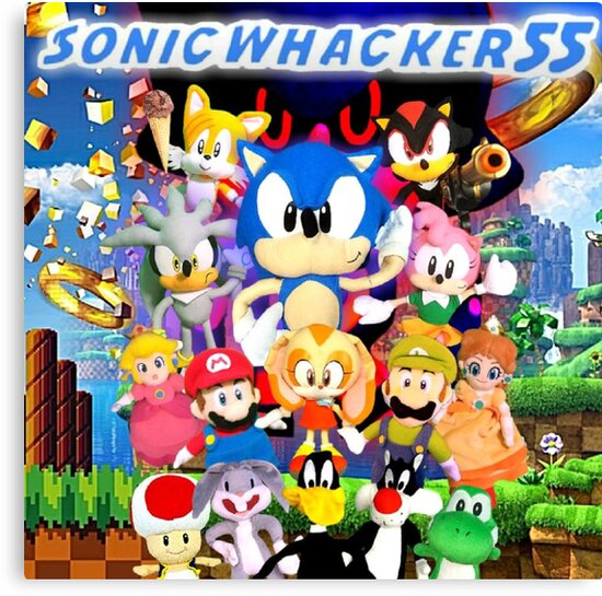 "The SonicWhacker55 Poster" Canvas Print by SonicWhacker55 | Redbubble