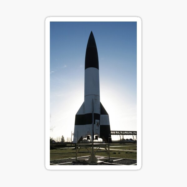 "The A4/V2 - the world's first ballistic missile" Sticker for Sale by ...