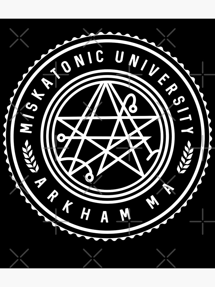 "Miskatonic University" Poster for Sale by Glennascaul | Redbubble