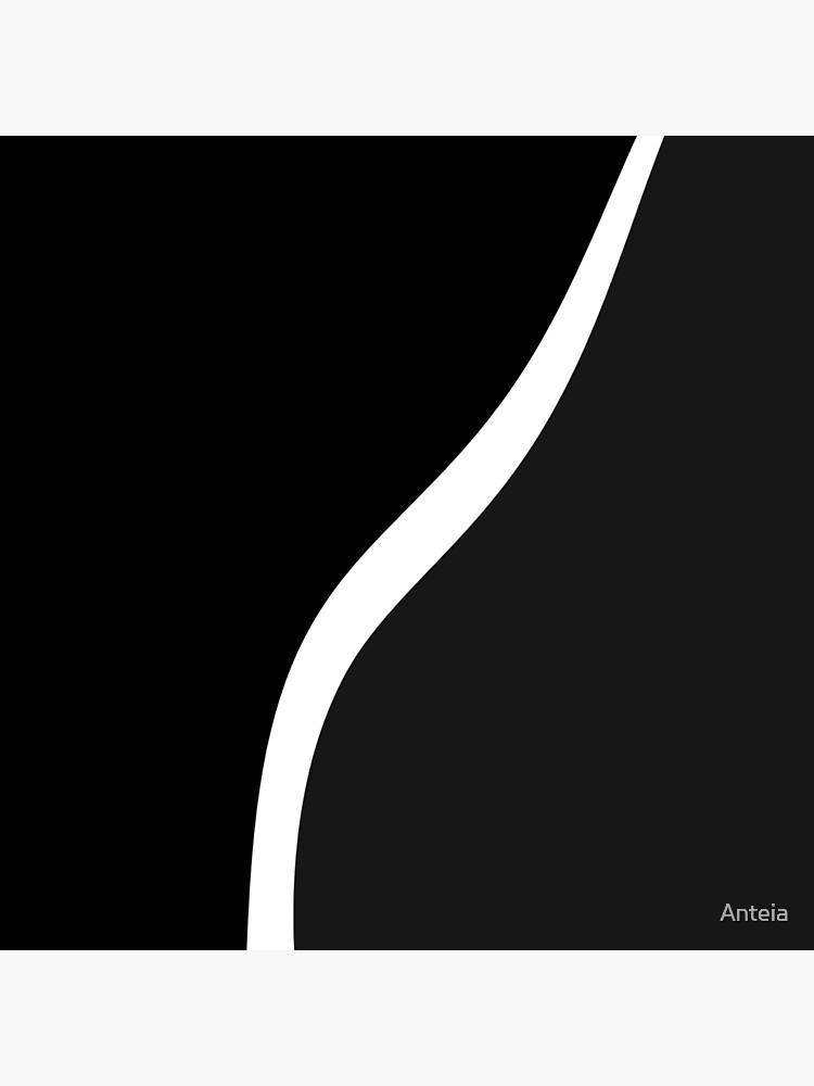 Póster «Línea en blanco y negro» de Anteia | Redbubble