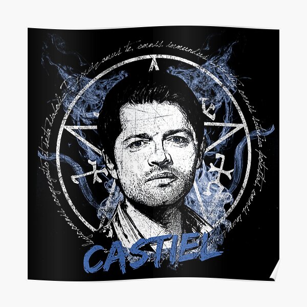 "Castiel" Poster by ursulalopez | Redbubble