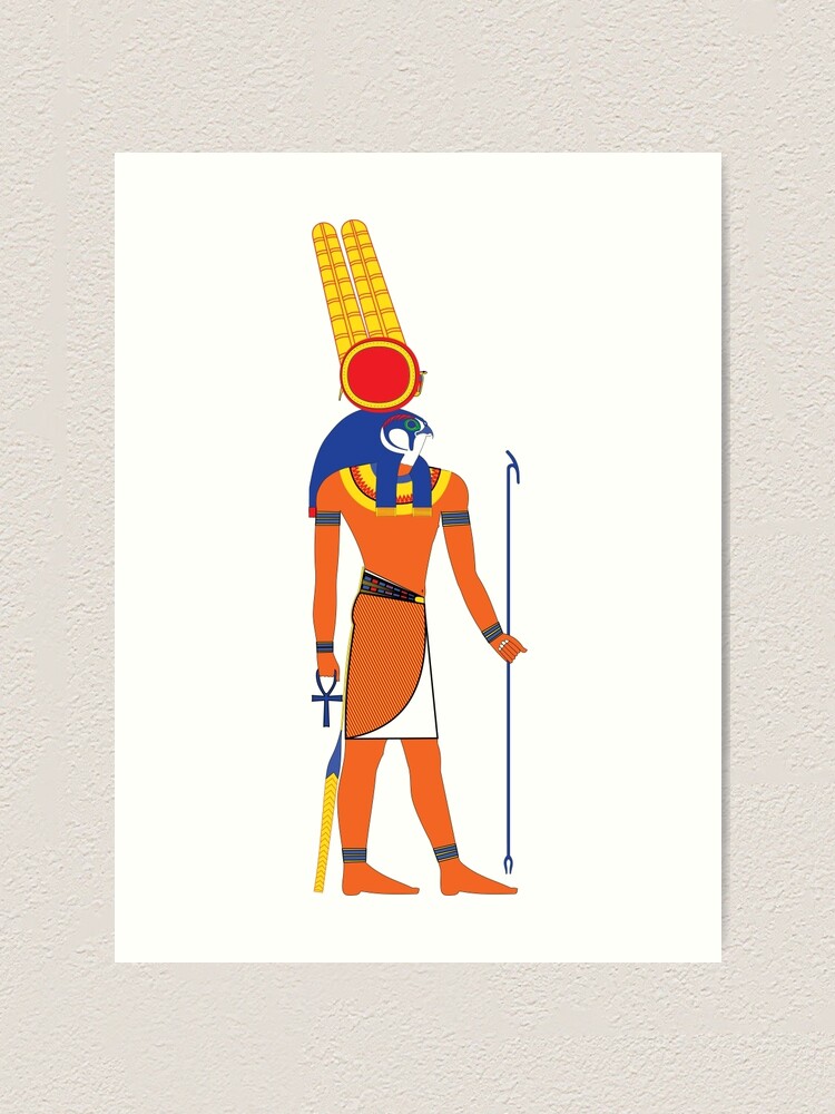 "Montu [FRESH Colors] | Egyptian Gods, Goddesses, and Deities" Art ...