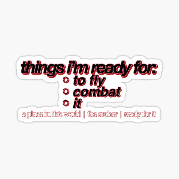 Taylor Swift Lyrics Sticker For Sale By Bethanyjx Redbubble