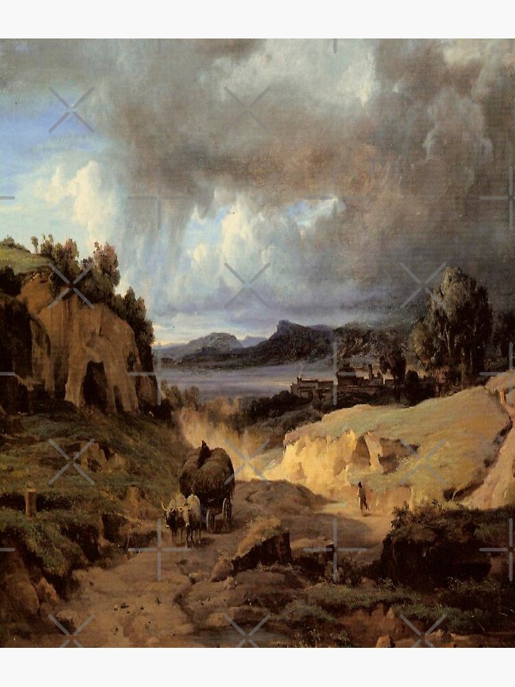 "The Roman Campagna (La Cervara)-Camille Corot" Poster by LexBauer ...