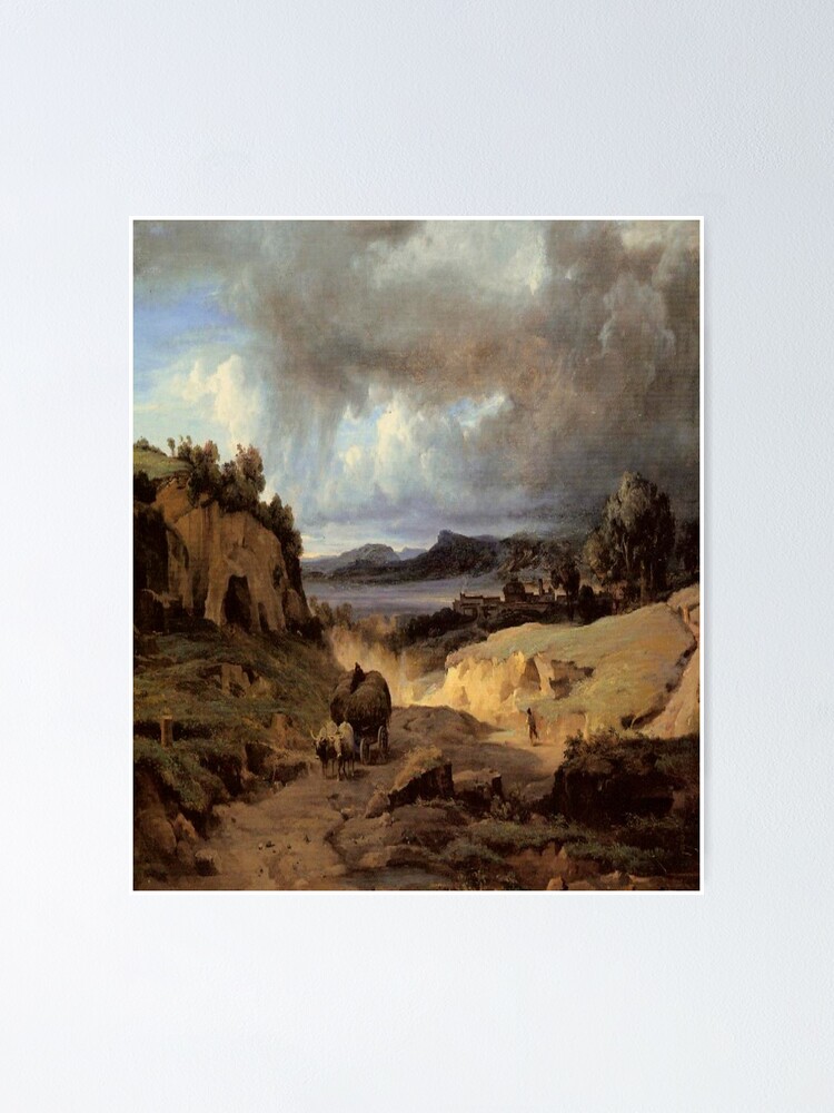 "The Roman Campagna (La Cervara)-Camille Corot" Poster by LexBauer ...