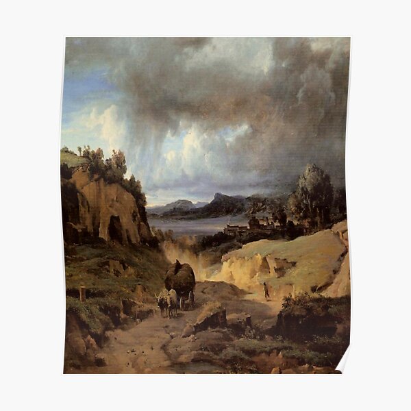 "The Roman Campagna (La Cervara)-Camille Corot" Poster by LexBauer ...