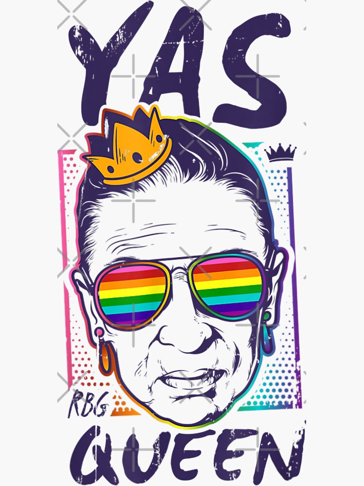 Pegatina «Gafas de sol rgg yas Queen Lgbt Flag orgullo lgbt» de ...