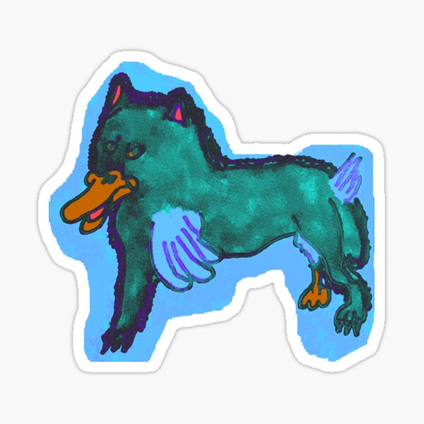 "Wolfgang Duck " Sticker for Sale by OmegaRedFan | Redbubble