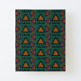 "Triangle African Design | Tribal Print" by inkhivecreative | Redbubble
