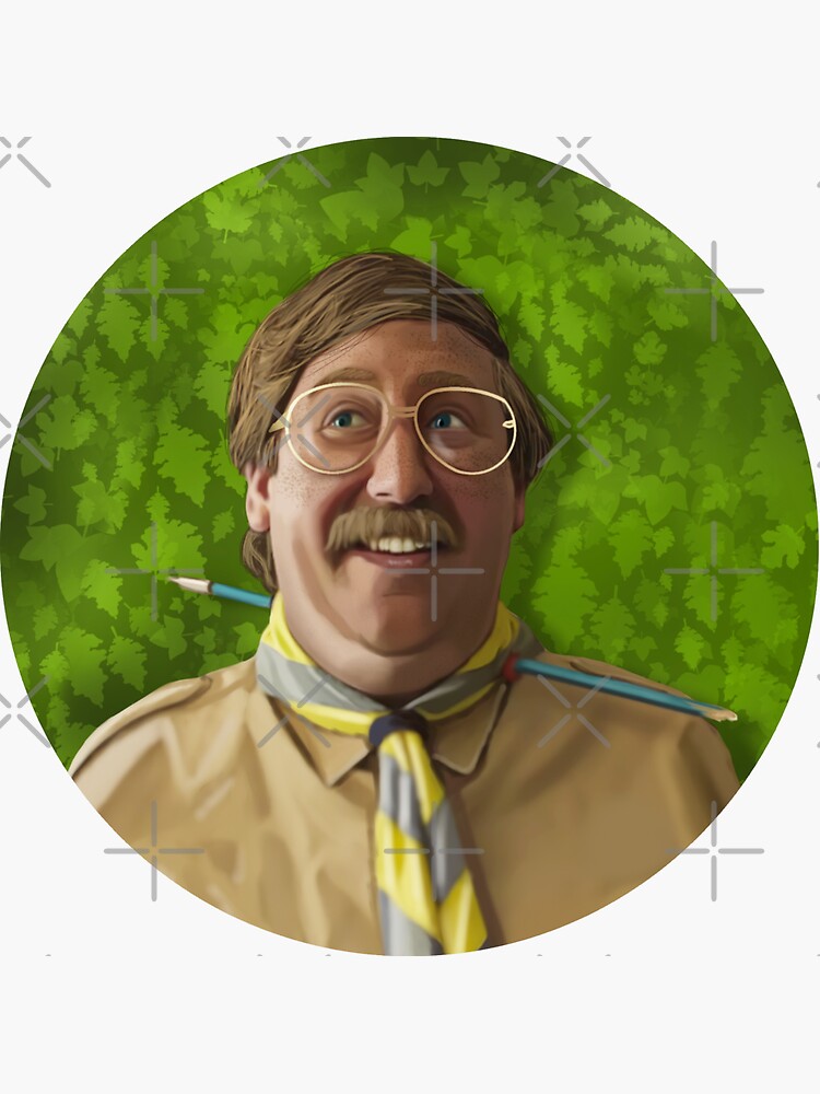 "BBC Ghosts Pat" Sticker for Sale by NaughtyBees | Redbubble