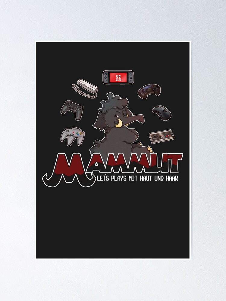 "Mammut Let's Play with skin and hair - original with logo" Poster by ...
