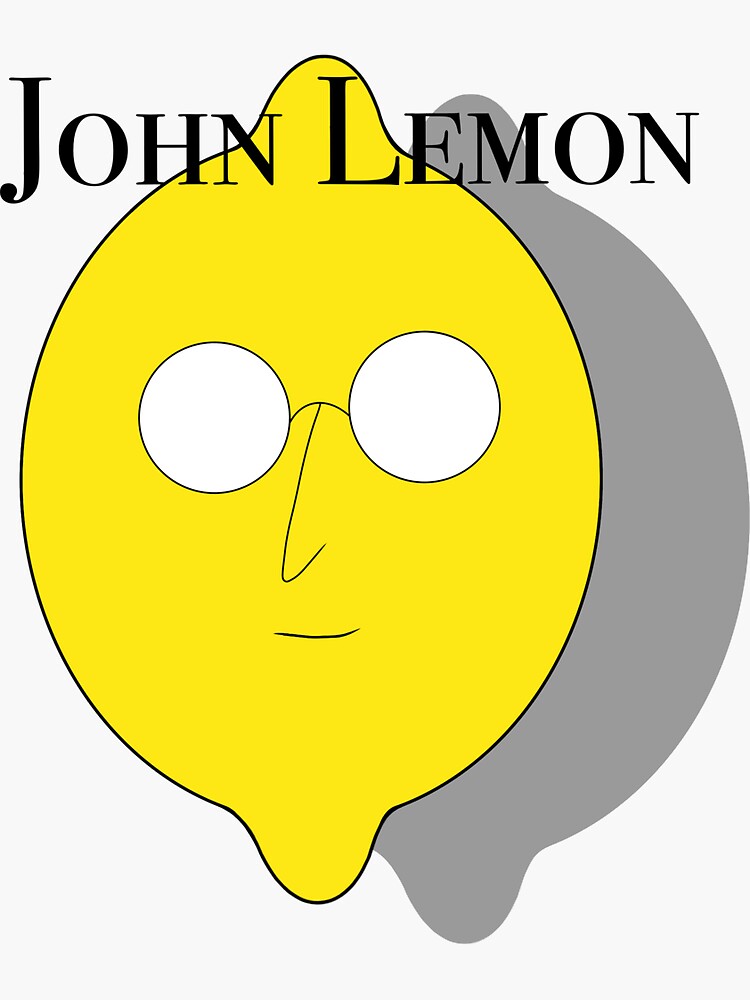 Pegatina «John Lemon» de D-hankins | Redbubble