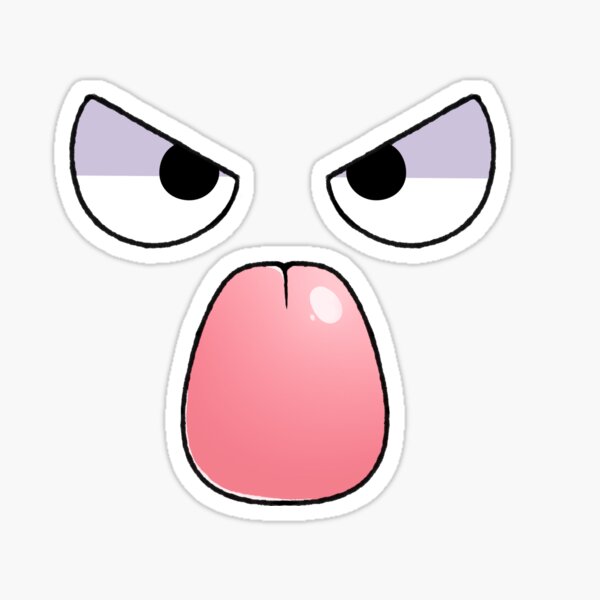 "Angry Face" Sticker for Sale by lexissketches | Redbubble
