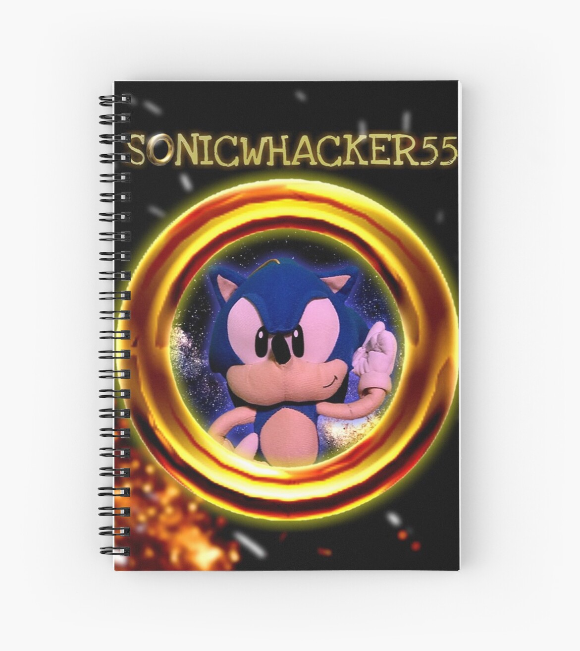 "The SonicWhacker55 " Spiral Notebook by SonicWhacker55 | Redbubble