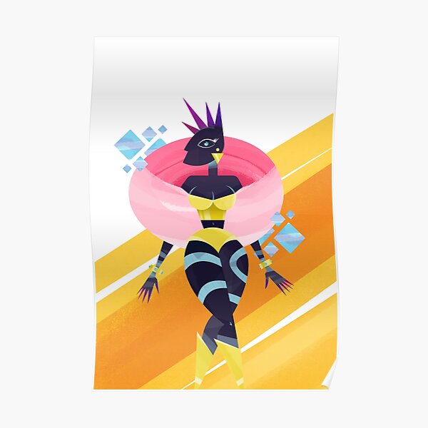 "Alien Warrior Queen" Poster for Sale by rafaconde | Redbubble