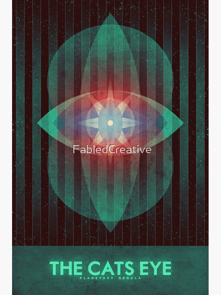"Nebula | The Cats Eye | Space Art" Sticker for Sale by FabledCreative ...