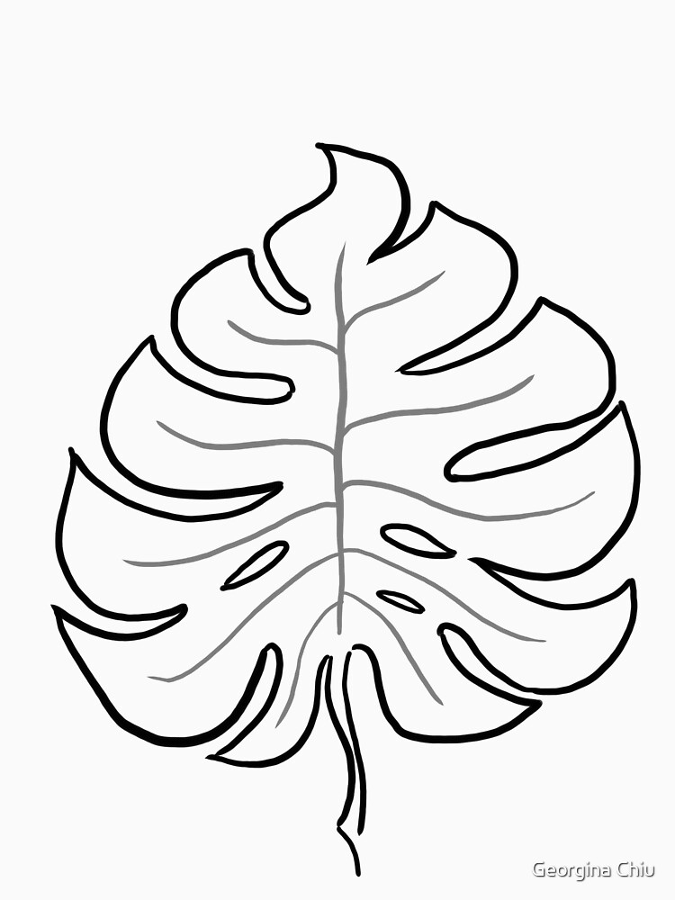 "Simple Cheese Plant Leaf" T-shirt by georgiechiu | Redbubble