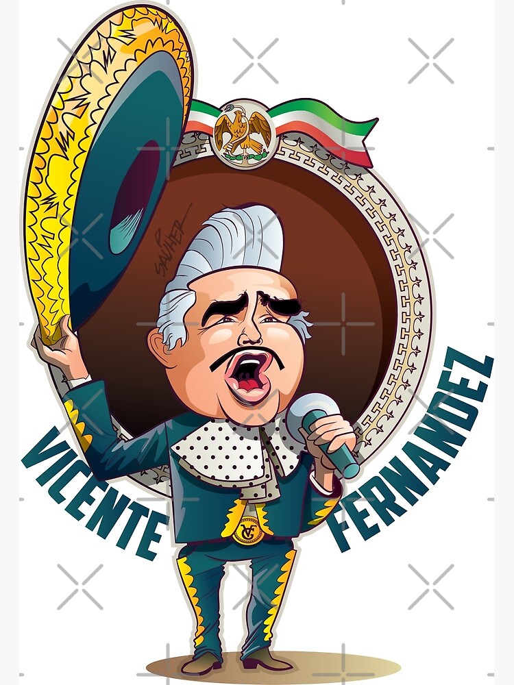 "Vicente Fernandez" Framed Art Print by SAUHER | Redbubble