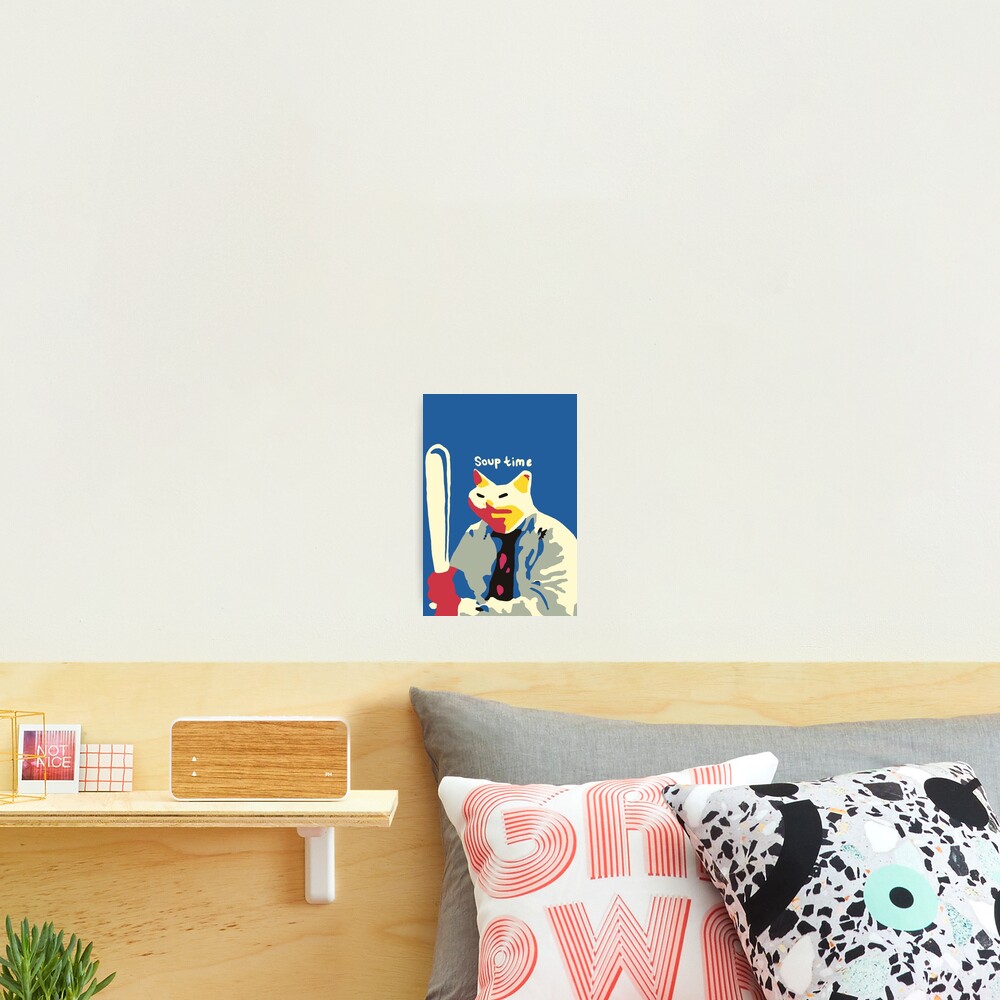 "Soup time cat" Poster for Sale by cerealsinner | Redbubble