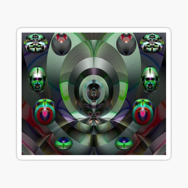 "Brightly Colored Helium Balloons" Sticker by barrowda | Redbubble