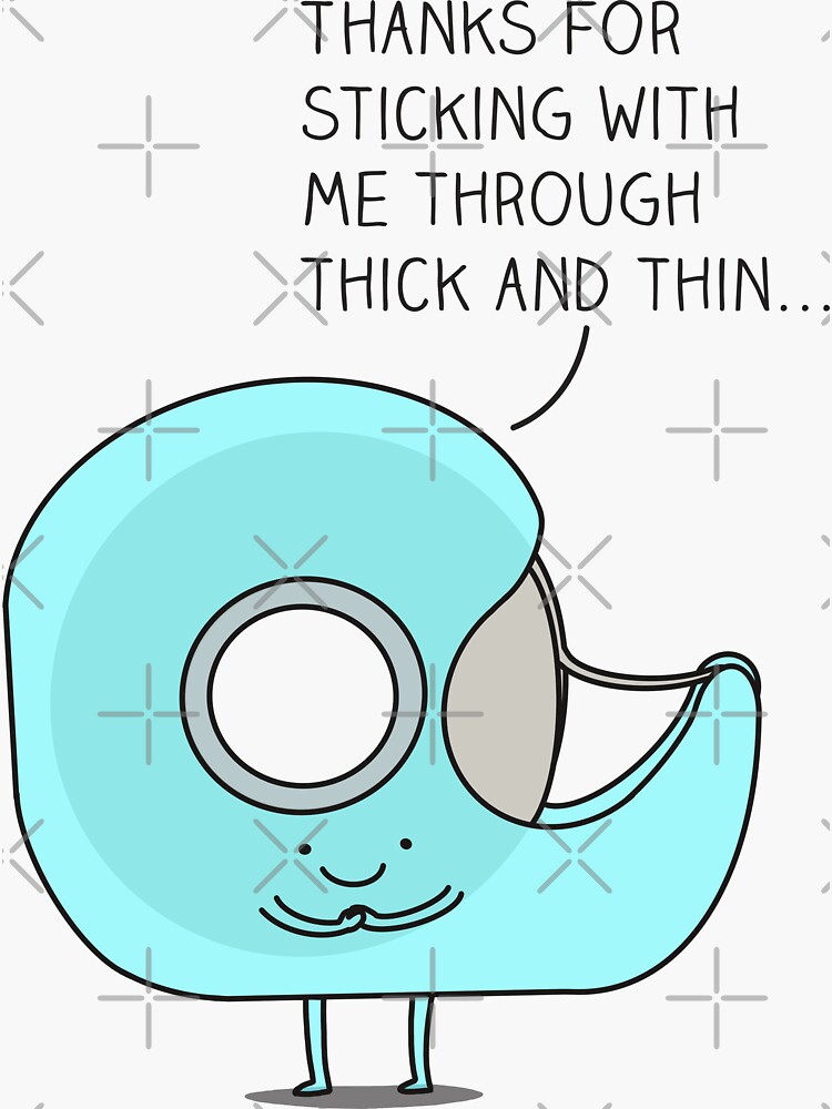 "Let's stick together..." Sticker for Sale by Milkyprint | Redbubble