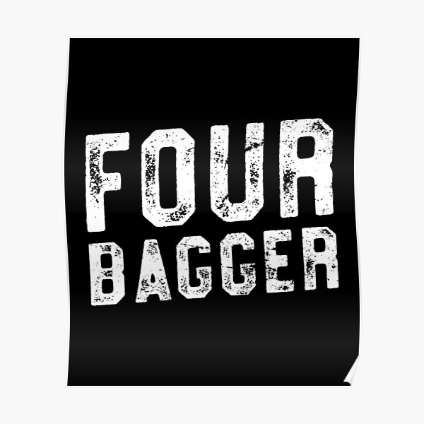 "Four Bagger Funny Cornhole Winner For Team 4th of July" Poster for ...