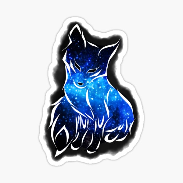 "Galaxy Fox" Sticker for Sale by Cnidarian | Redbubble