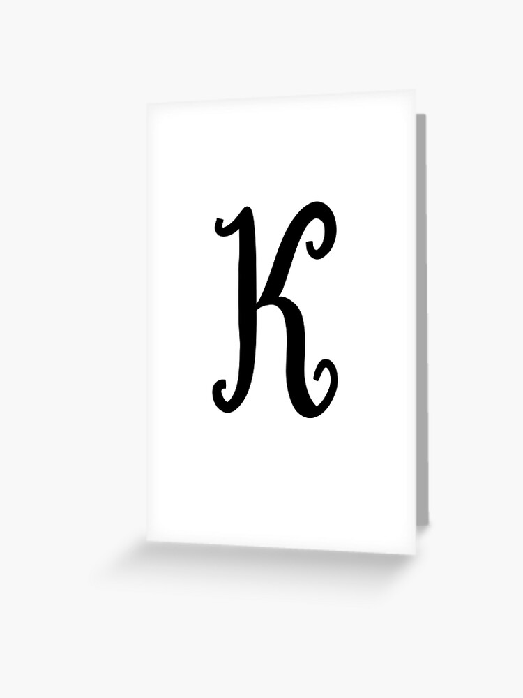 Fancy Letter K Clipart