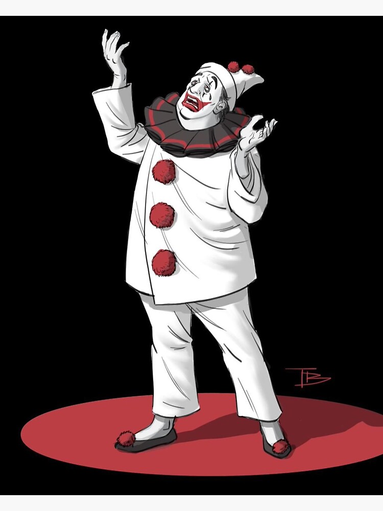"Pagliacci " Sticker for Sale by TadButler | Redbubble