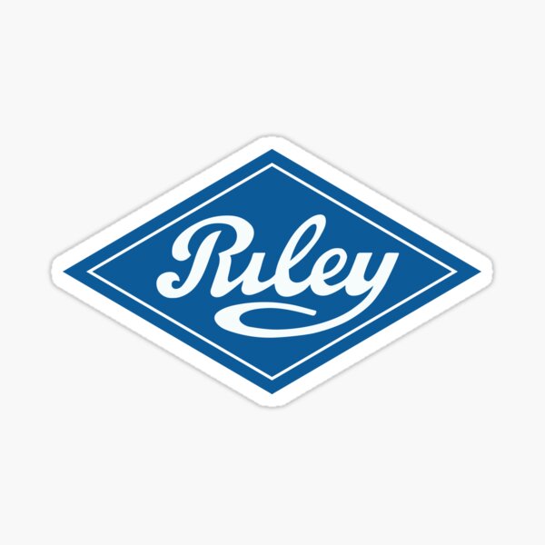 "Best Of British - Riley Cars" Sticker for Sale by PetrolHeads | Redbubble
