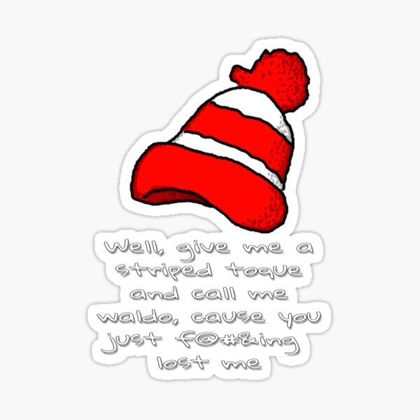 "I, Waldo " Sticker for Sale by rocket4creature | Redbubble