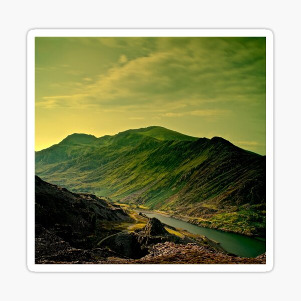 "LUSH SUMMER SNOWDON" Sticker by dumbodancer | Redbubble