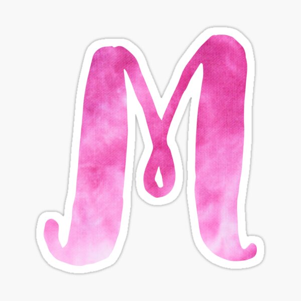 Letter M Stickers | Redbubble