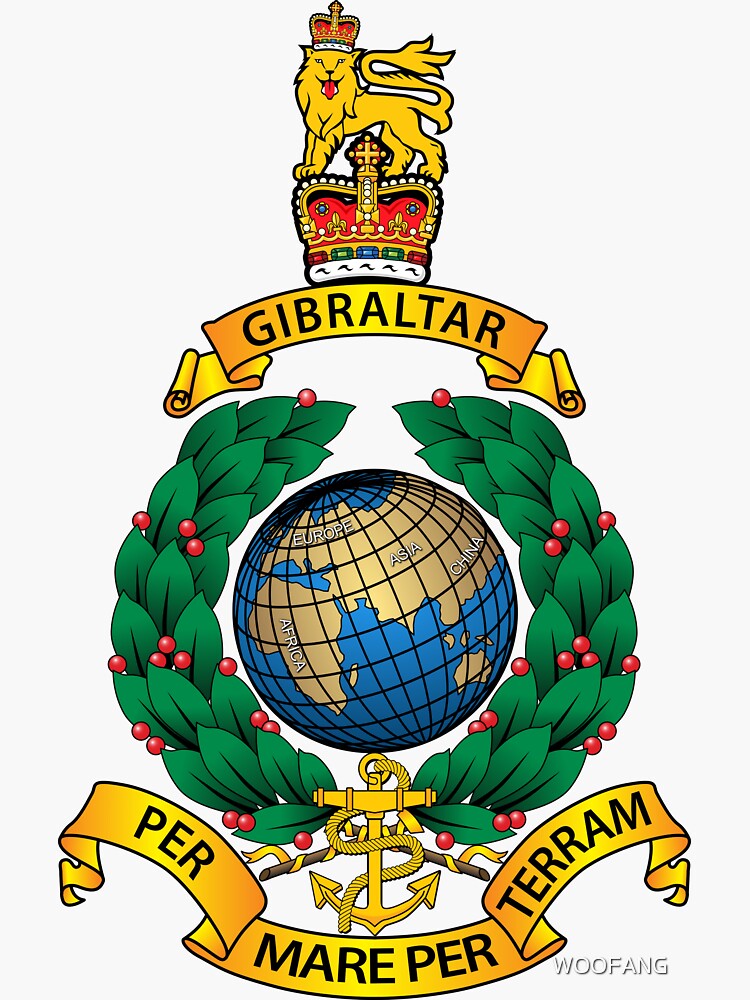 "ROYAL MARINES" Sticker for Sale by WOOFANG | Redbubble