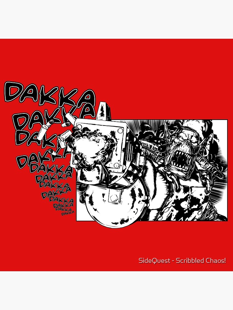 "Dakka-Dakka Orc! " Art Print for Sale by simonbreeze | Redbubble