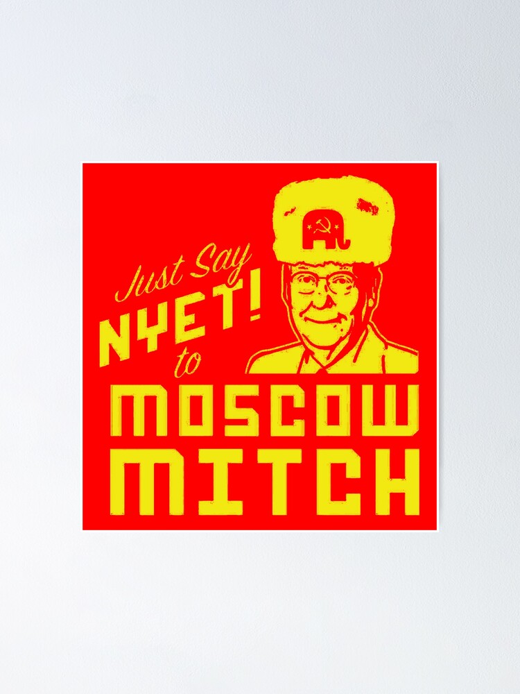 "Just Say Nyet to Moscow Mitch - Russian Asset" Poster by poland-ball ...