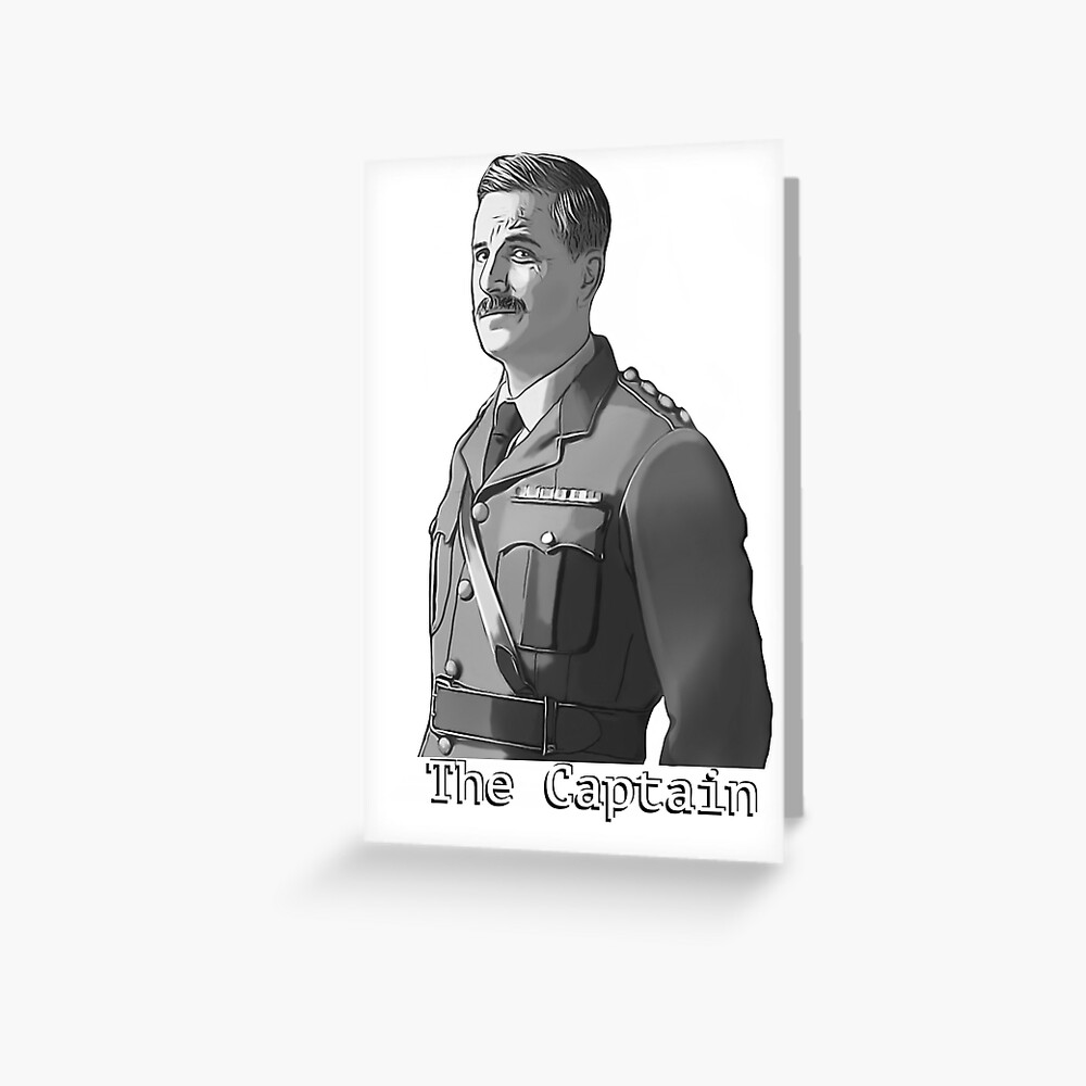 "BBC Ghosts The Captain" Greeting Card by NaughtyBees | Redbubble