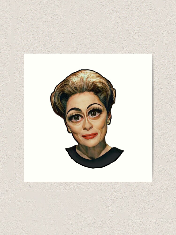 "Mommie Dearest- Joan Crawford" Art Print by IndecentDesigns | Redbubble